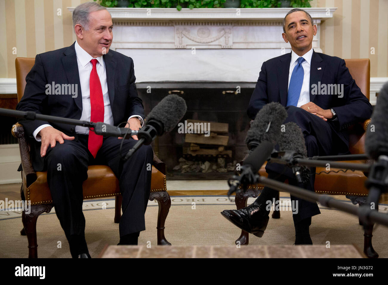 United States President Barack Obama, right, meets with Prime Minister ...