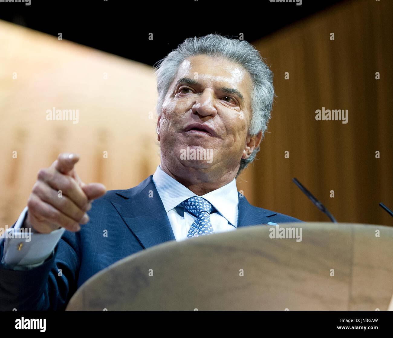 Al Cardenas, Chairman, American Conservative Union, speaks at the ...