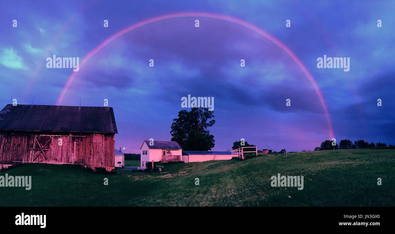 Storm Lightning Rainbow High Resolution Stock Photography and Images ...
