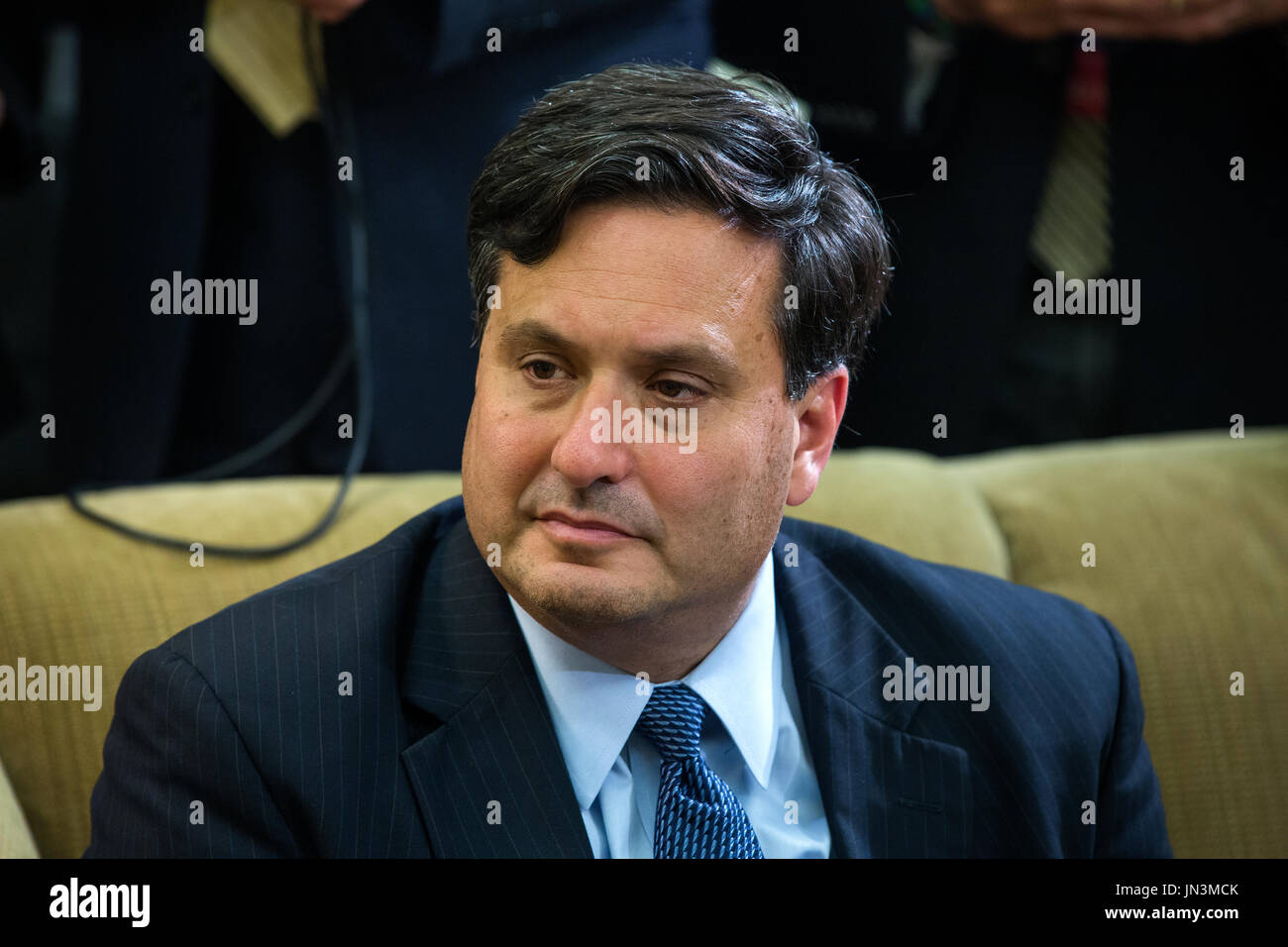 Newly-appointed 'Ebola Response Coordinator' Ron Klain listens to US ...