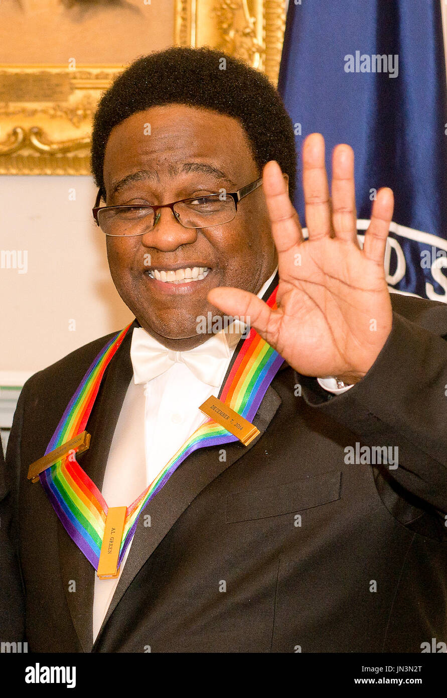Singer Al Green, one of the five recipients of the 2014 Kennedy Center ...