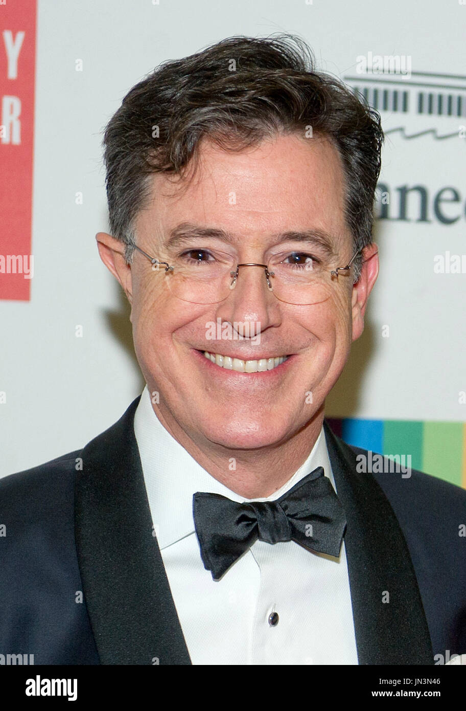 Stephen Colbert arrives for the formal Artist's Dinner honoring the ...
