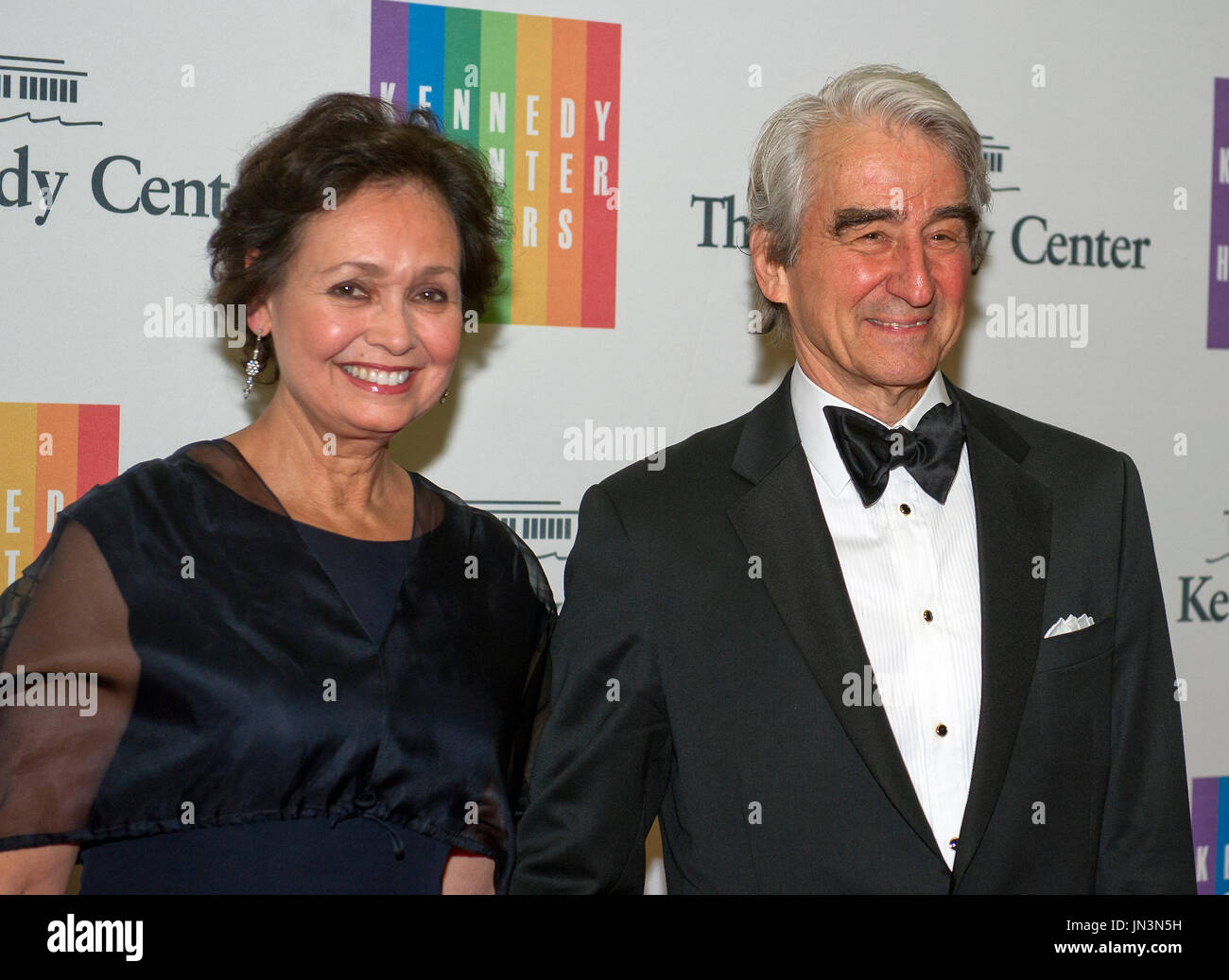 Actor Sam Waterston and his wife, Lynn Louisa Woodruff, arrive for the ...