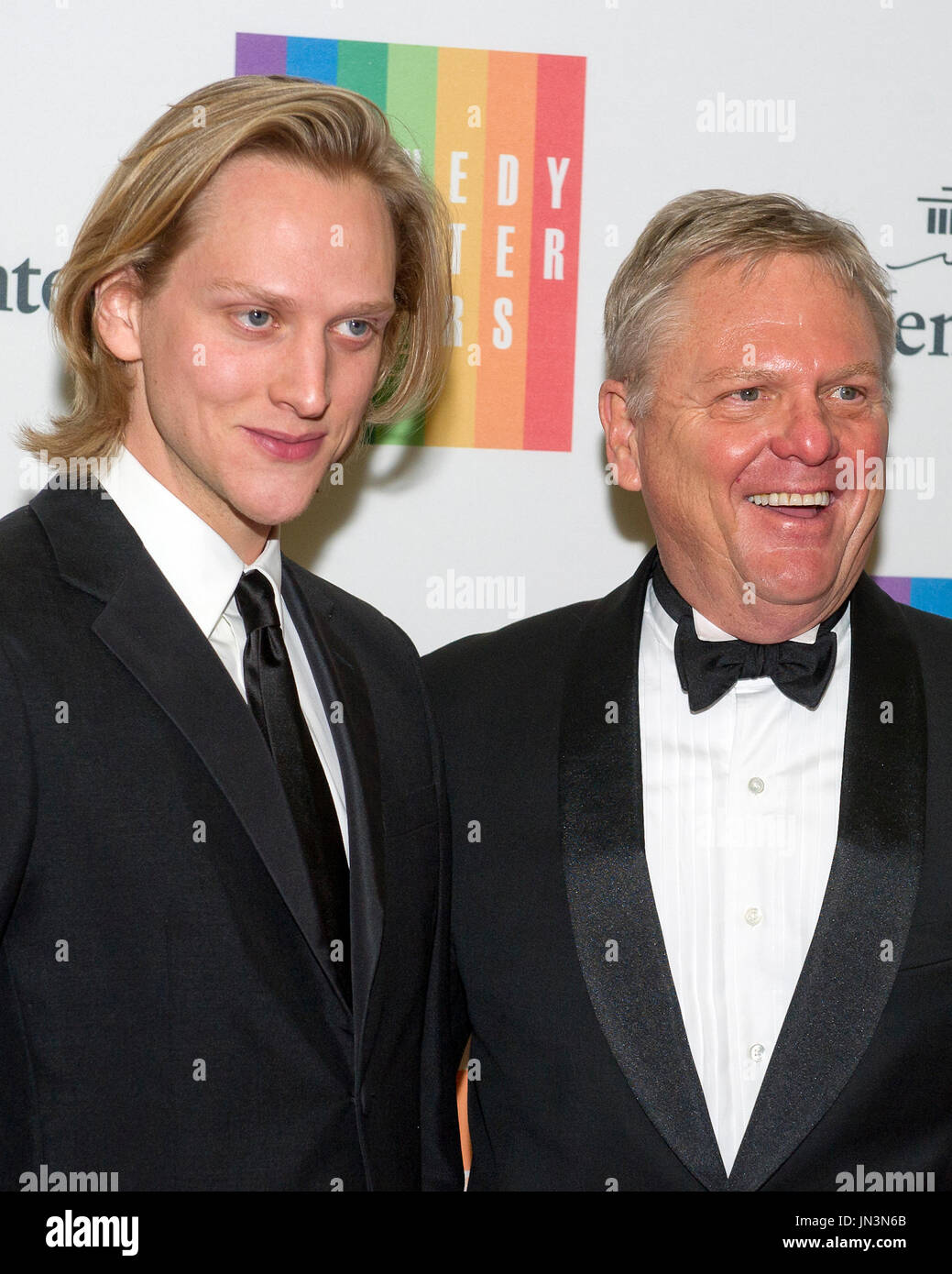 David Hallberg and Bruce Hallberg arrive for the formal Artist's Dinner ...