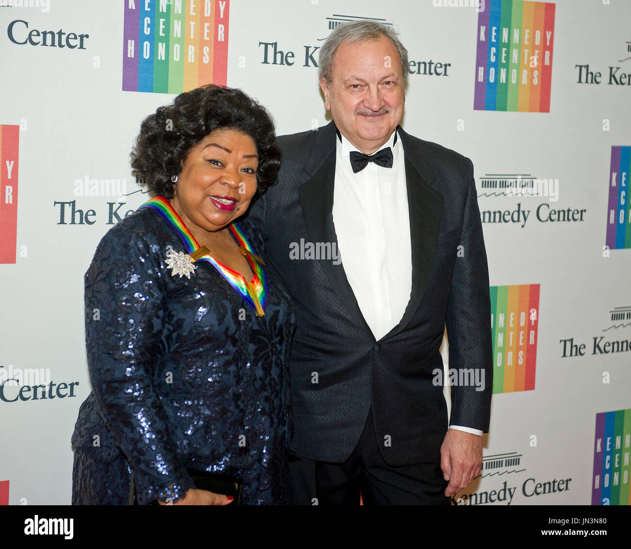 2013 Kennedy Center honoree Martina Arroyo and Paolo Petrini arrive for ...