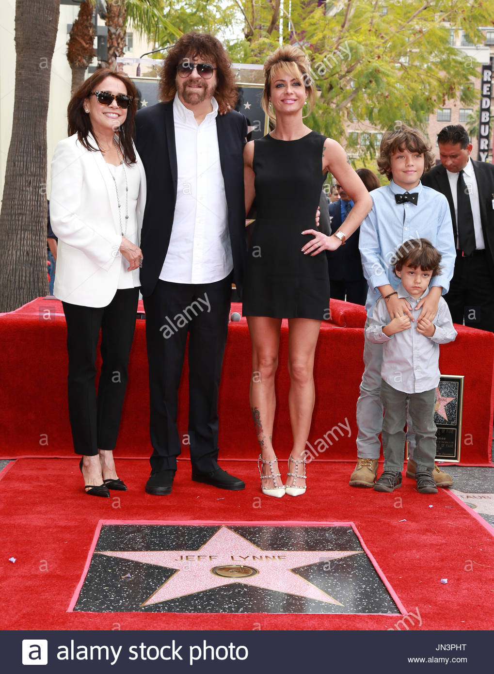 Jeff Lynne, family, Camelia Kath. Jeff Lynne honored on the Hollywood ...