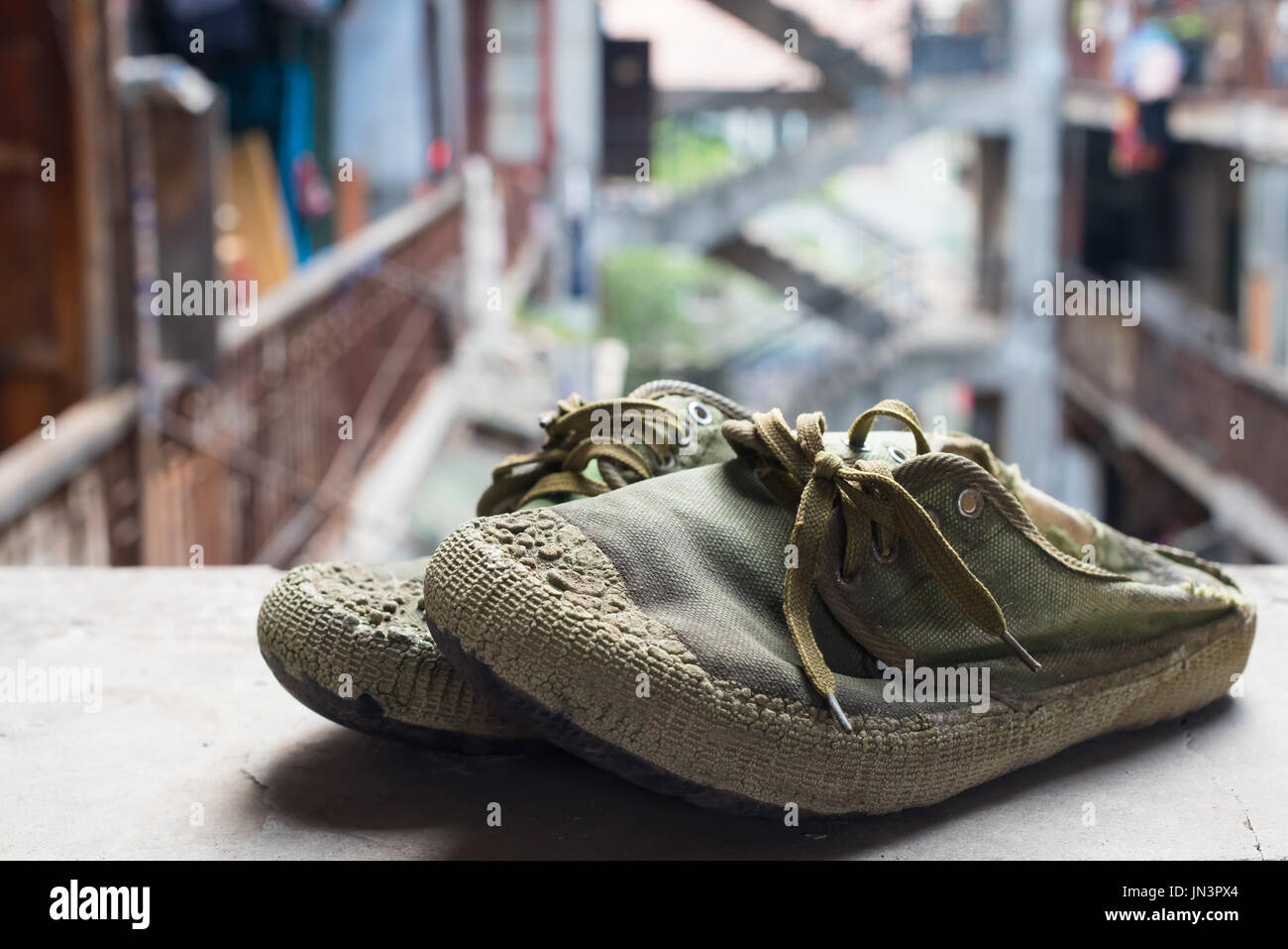 Old pair of shoes hi-res stock photography and images - Alamy