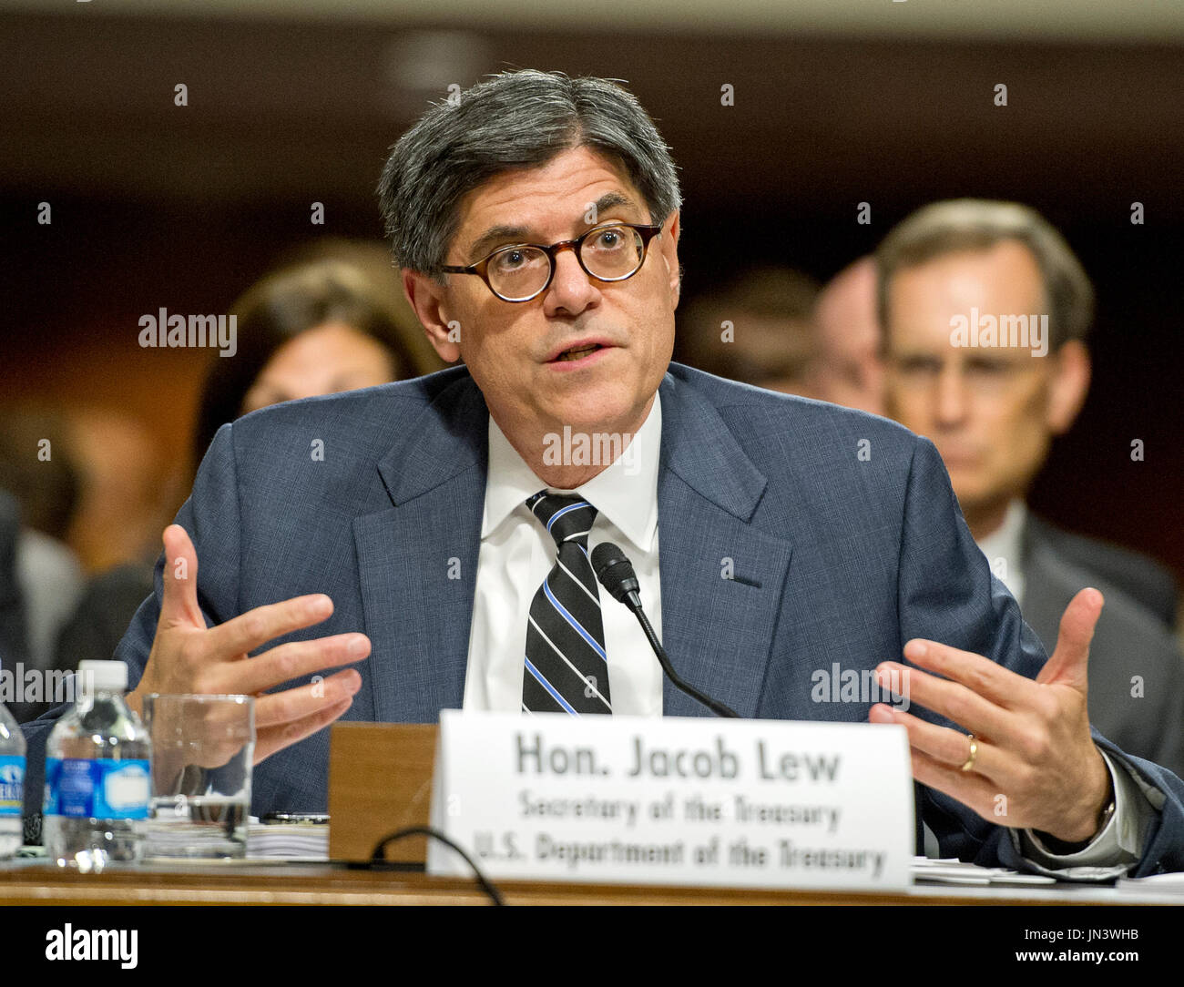 United States Secretary of the Treasury Jacob Lew appears before the US ...