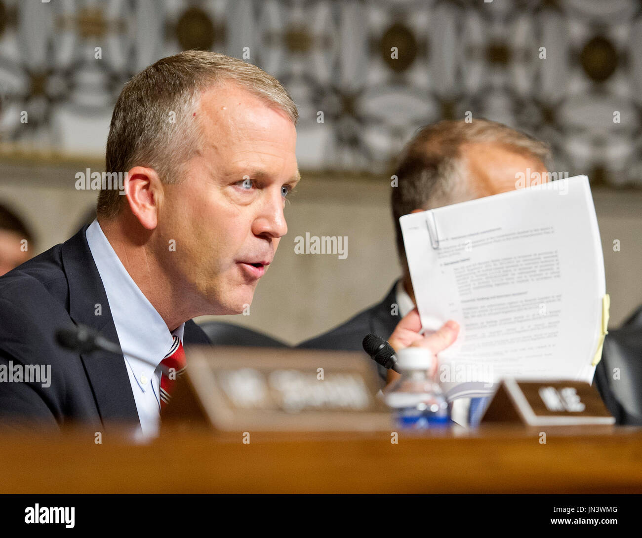 United States Senator Dan Sullivan (Republican of Alaska) questions the ...