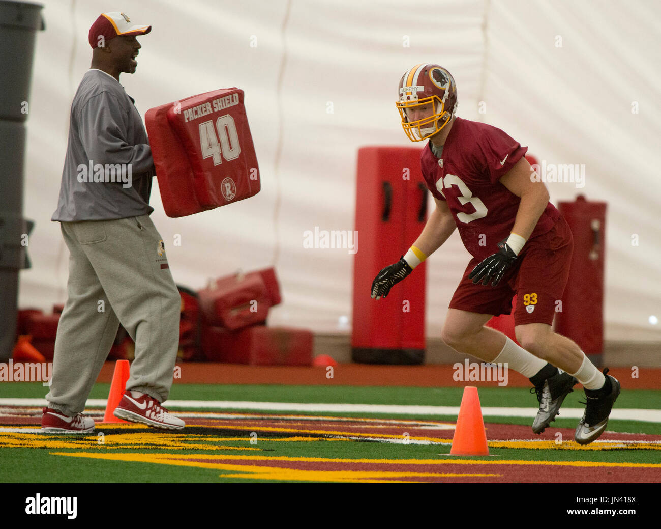 Linebacker Trent Murphy (93) of Stanford, who was chosen in the second ...