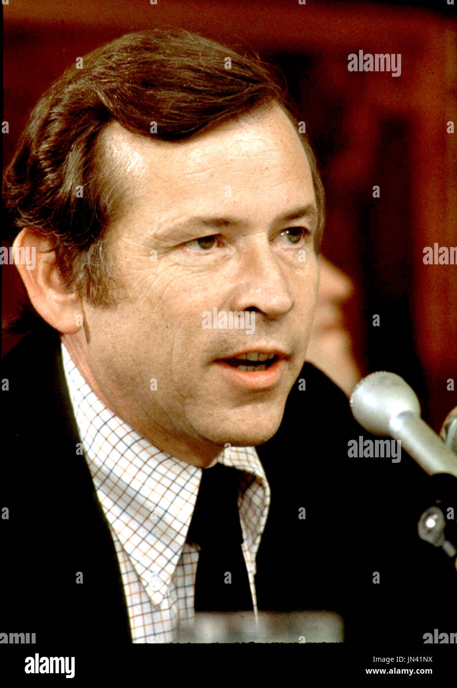 United States Senator Howard Baker (Republican of Tennessee), ranking ...