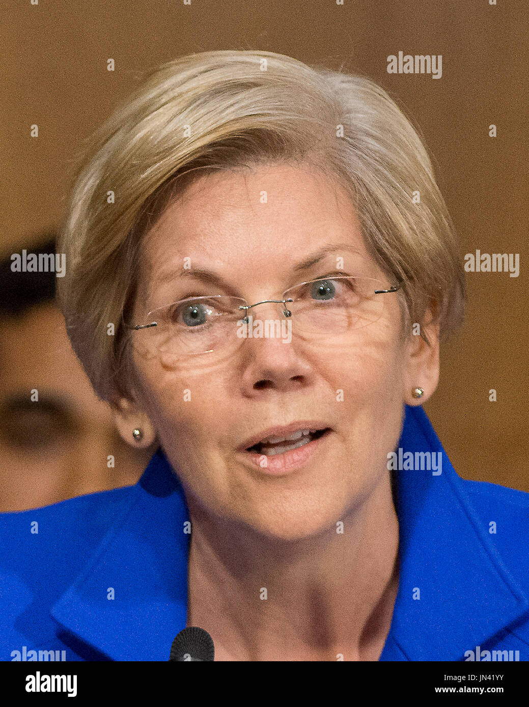 United States Senator Elizabeth Warren (Democrat of Massachusetts), a ...