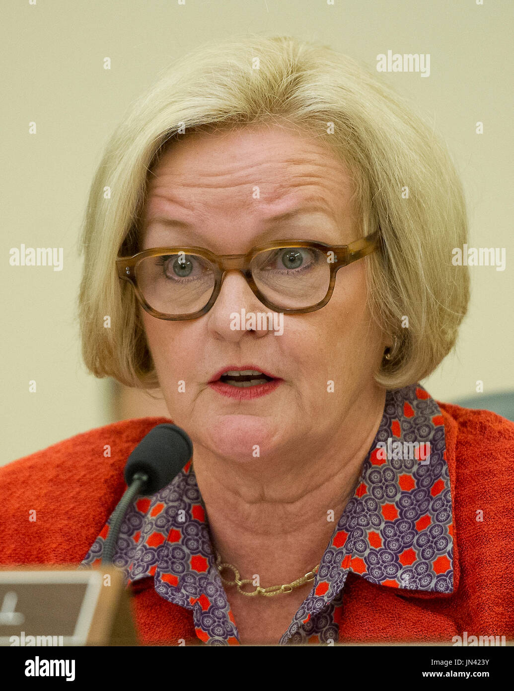United States Senator Claire McCaskill (Democrat of Missouri), Chair, U ...