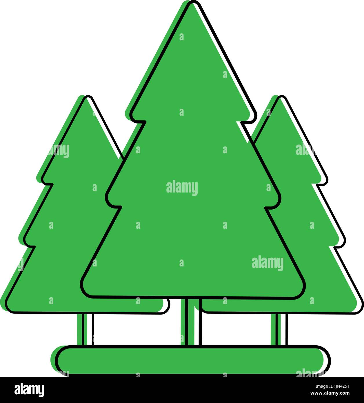pine trees icon image Stock Vector Image & Art - Alamy