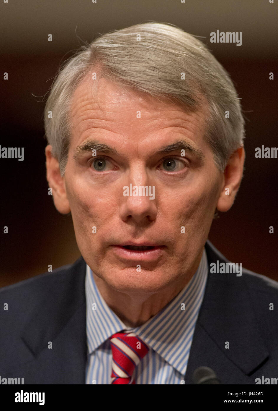 United States Senator Rob Portman (Republican of Ohio) introduces ...