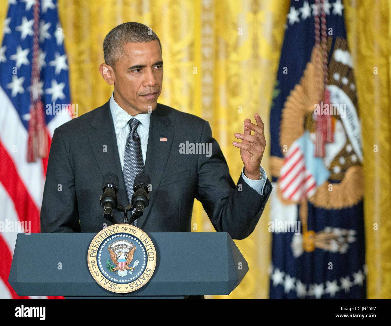 United States President Barack Obama delivers remarks at the annual U.S ...