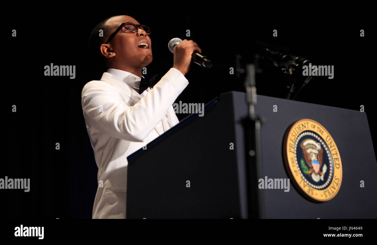 Quintavious Johnson sings the Lord's Prayer at the National Prayer ...