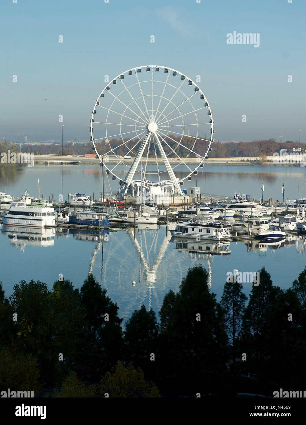The Capital Wheel, an observation wheel located at National Harbor ...