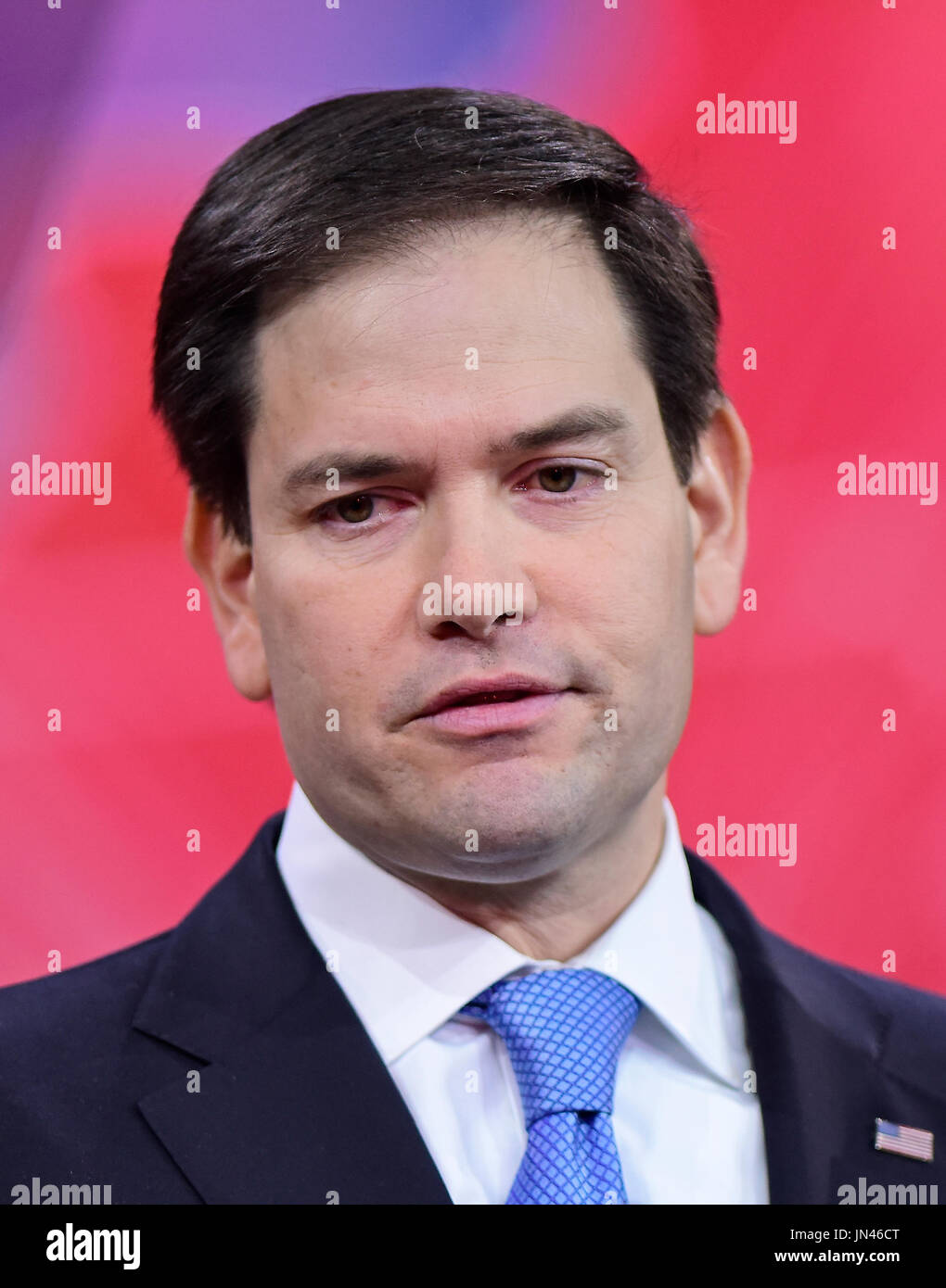 United States Senator Marco Rubio (Republican of Florida) speaks at the ...