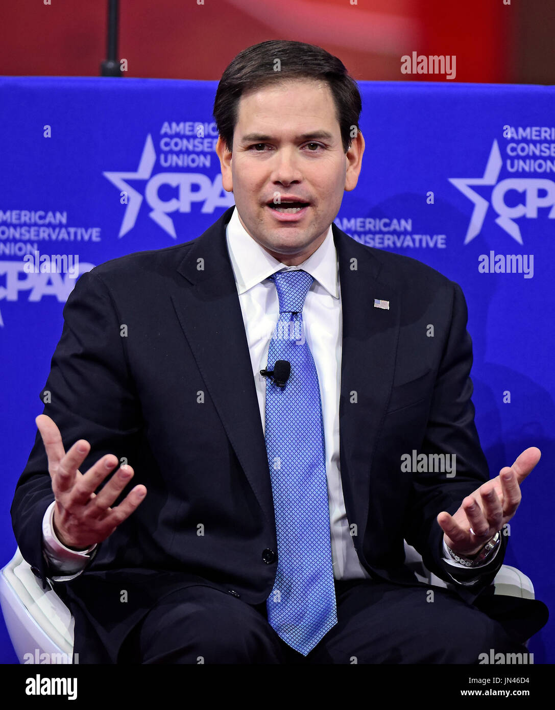 United States Senator Marco Rubio (Republican of Florida) speaks at the ...