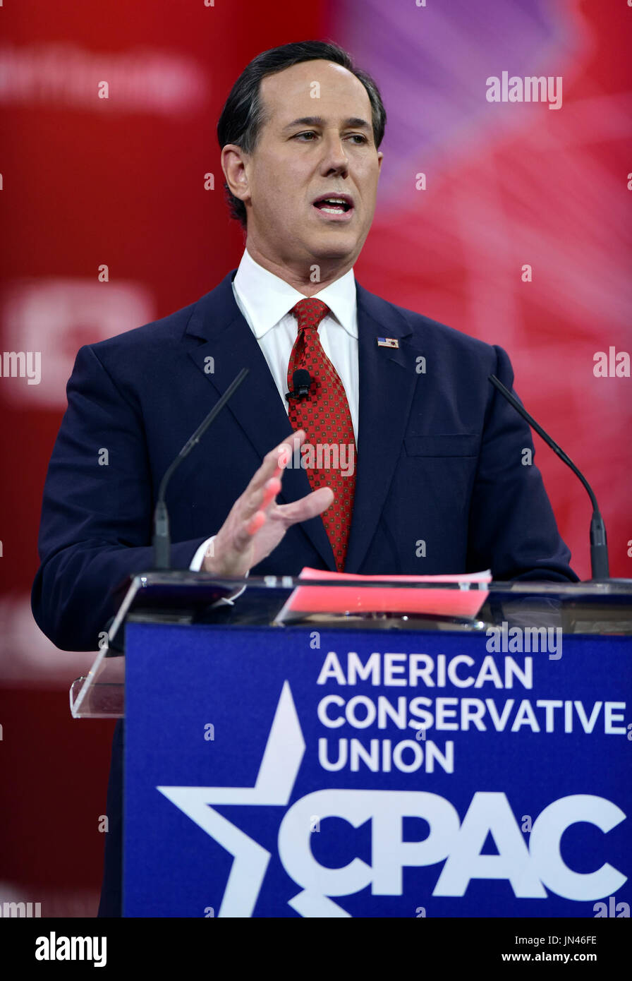 Former United States Senator Rick Santorum (Republican of Pennsylvania ...