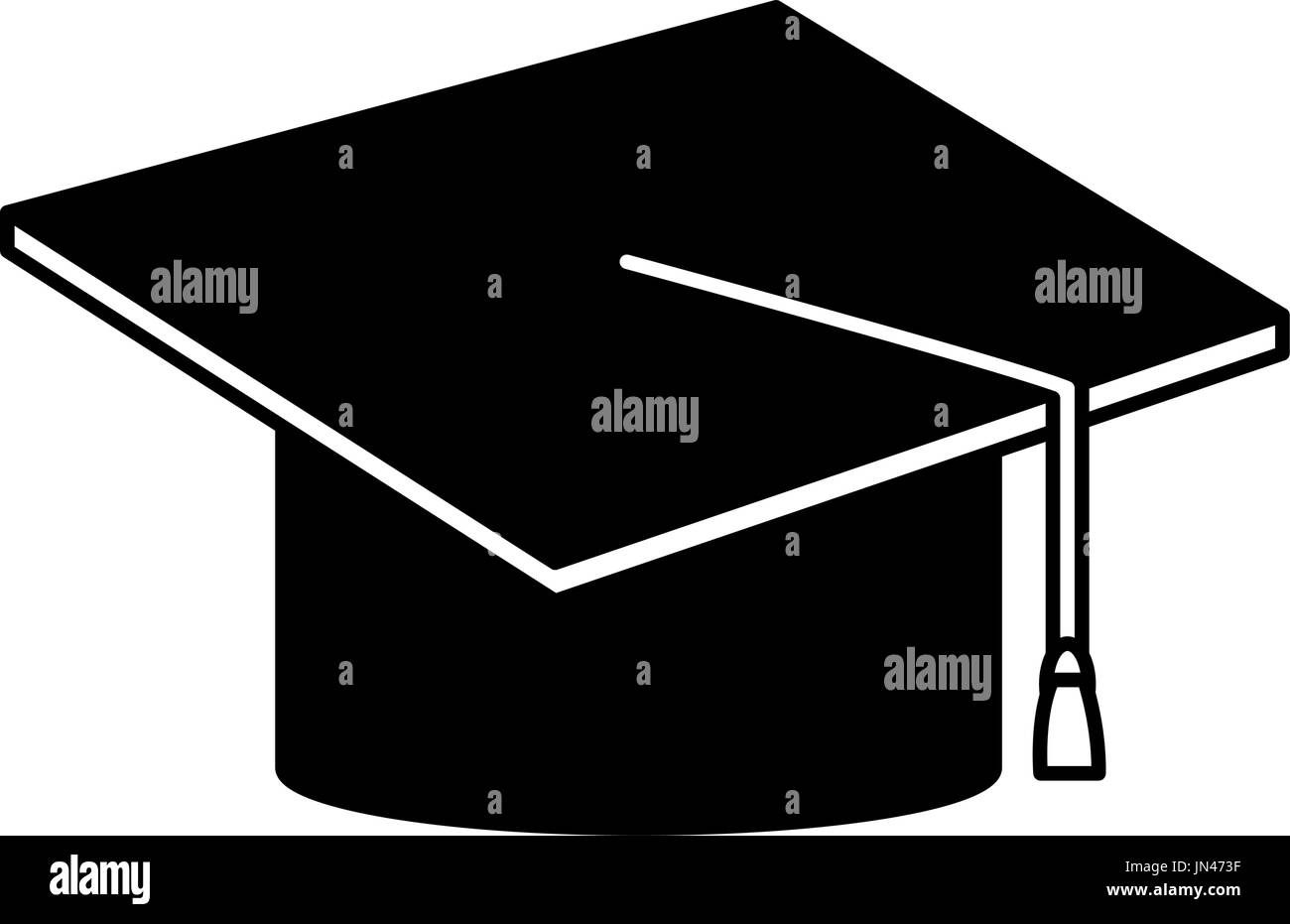 graduation hat accessory degree celebration Stock Vector Image & Art ...