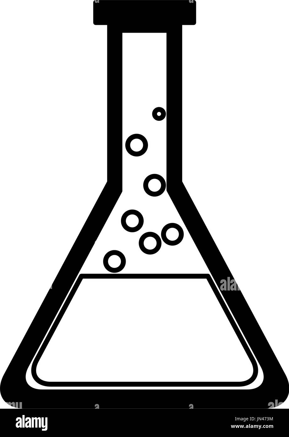 school test tube glass science laboratory chemistry Stock Vector Image ...