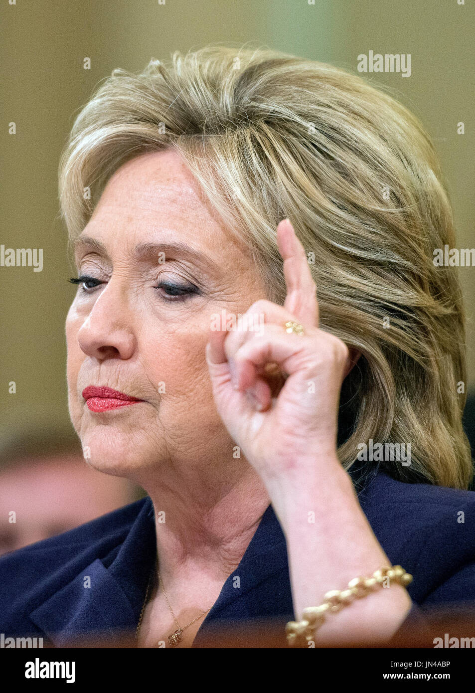 Former United States Secretary of State Hillary Rodham Clinton, a ...