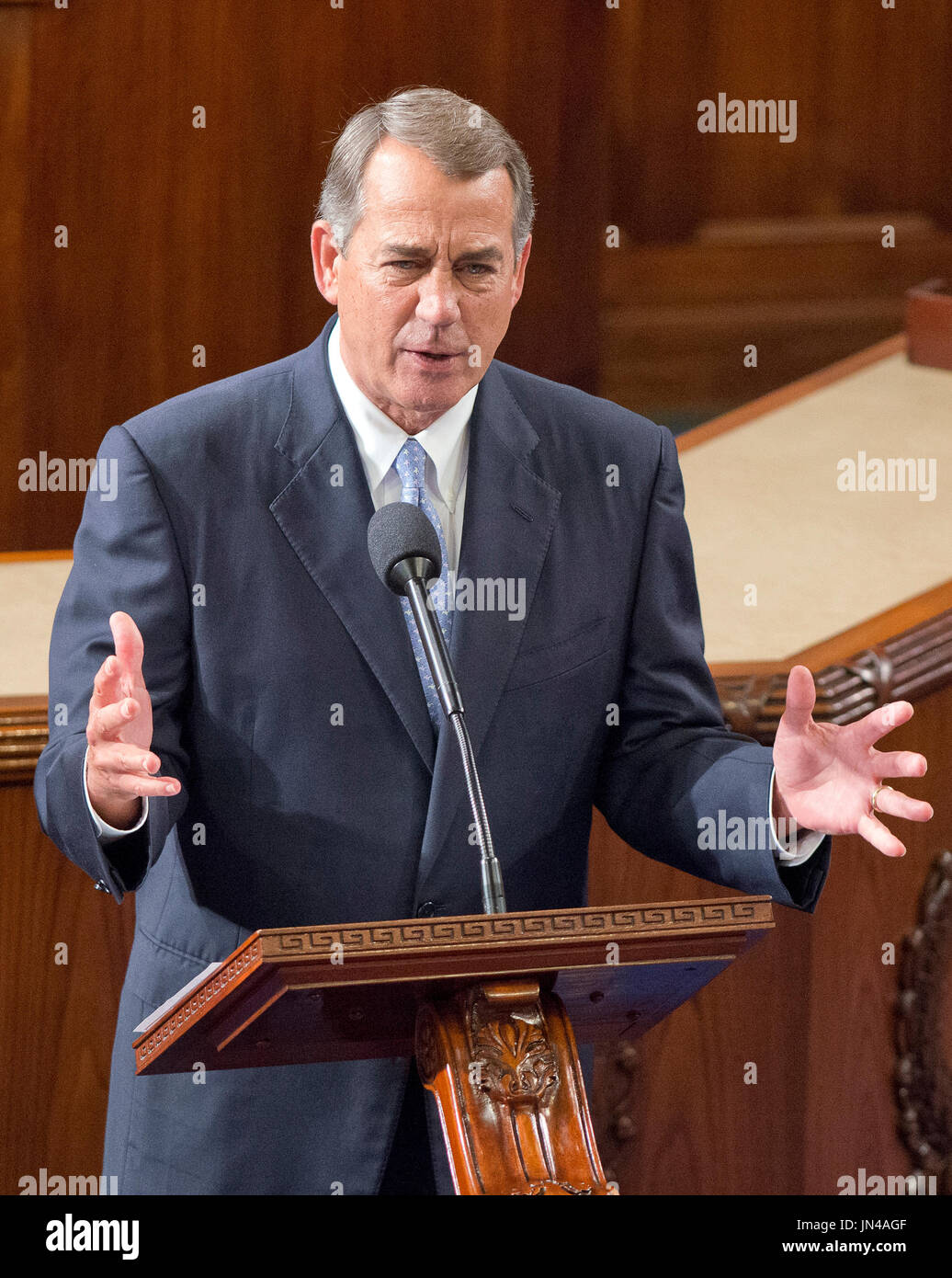 The Speaker of the United States House of Representatives John Boehner ...