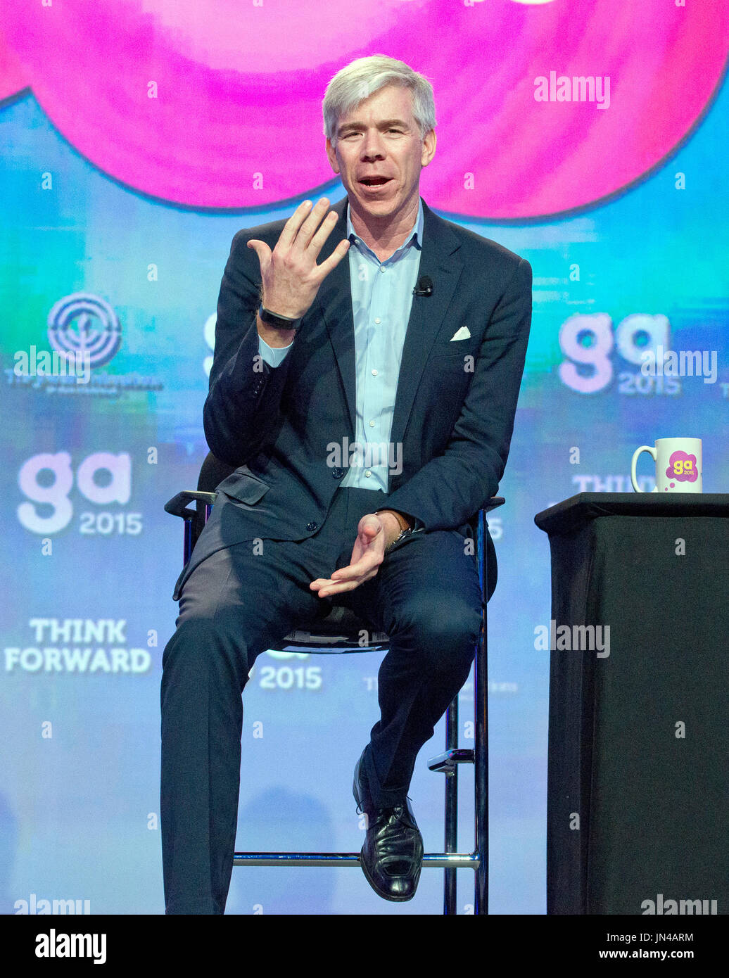 Fighting back tears, David Gregory, former moderator of "Meet the Press ...