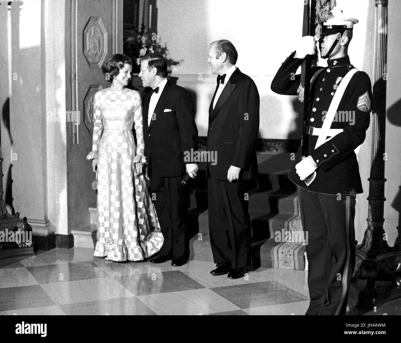 United States President Gerald R. Ford, right, Chancellor Helmut ...
