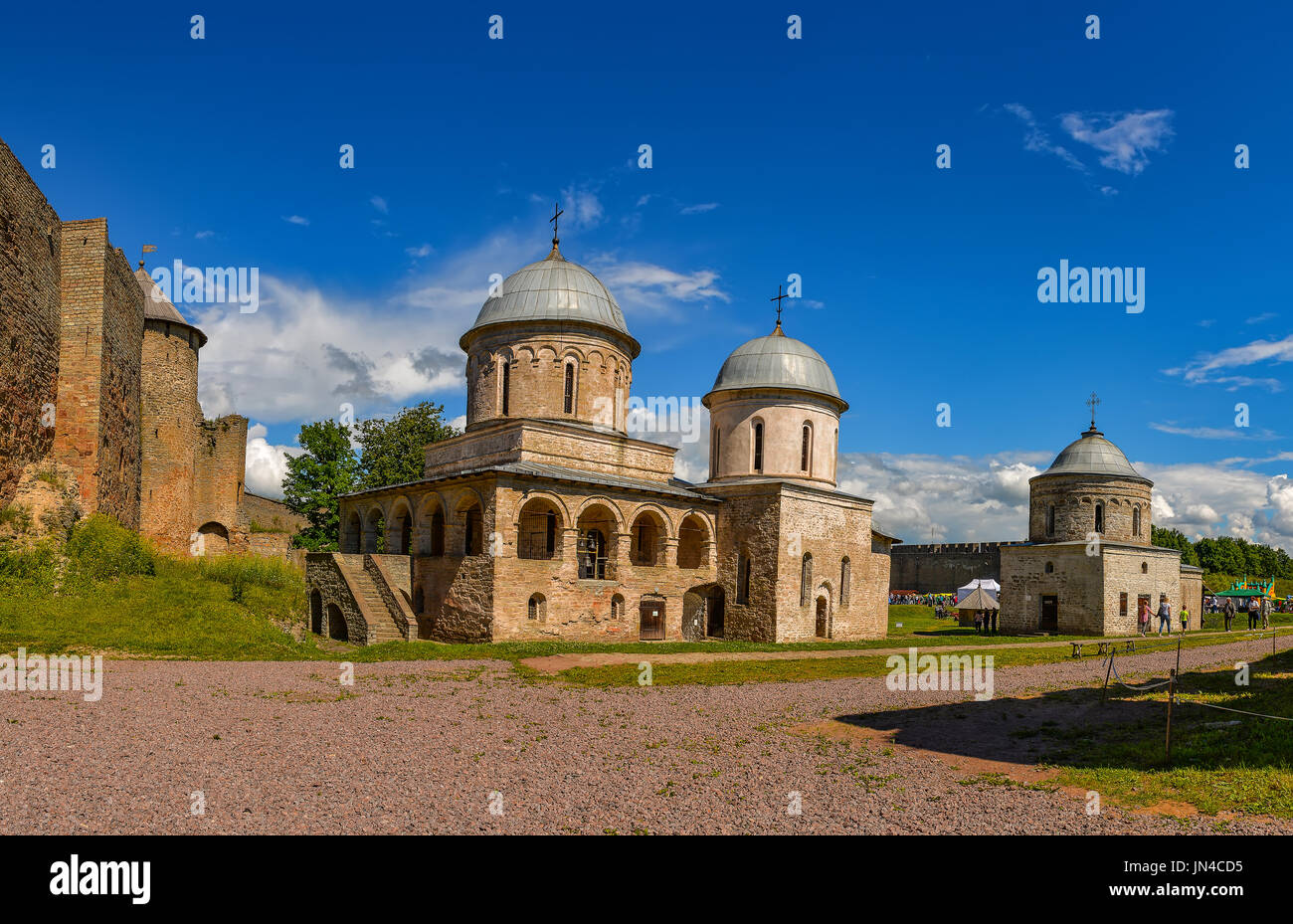 Historical monument - the fortress of Ivangorod in the Leningrad region ...