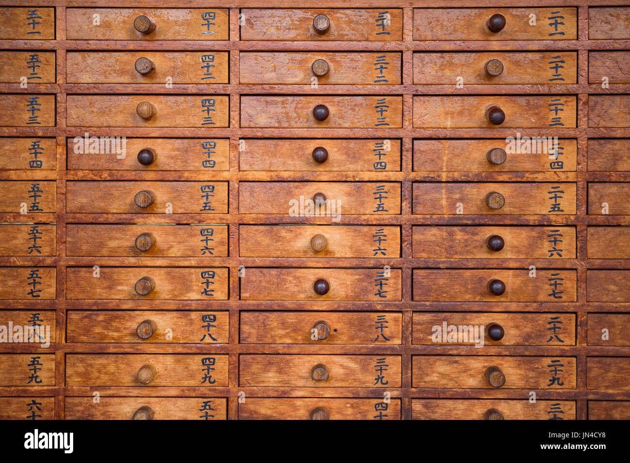 The boxes contain result of chi chi stick Stock Photo - Alamy