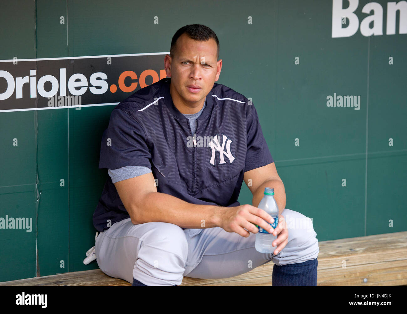 New York Yankees designated hitter Alex Rodriguez (13) has a quiet ...