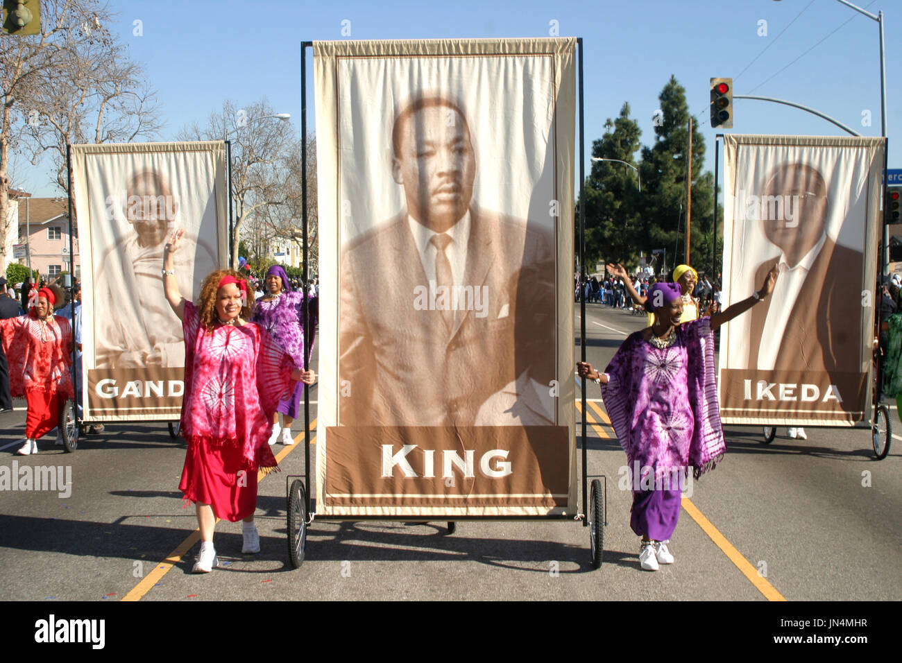 Martin Luther King Day Parade- Los Angeles Stock Photo - Alamy