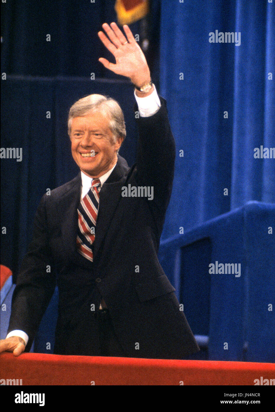 United States President Jimmy Carter delivers his speech accepting his ...