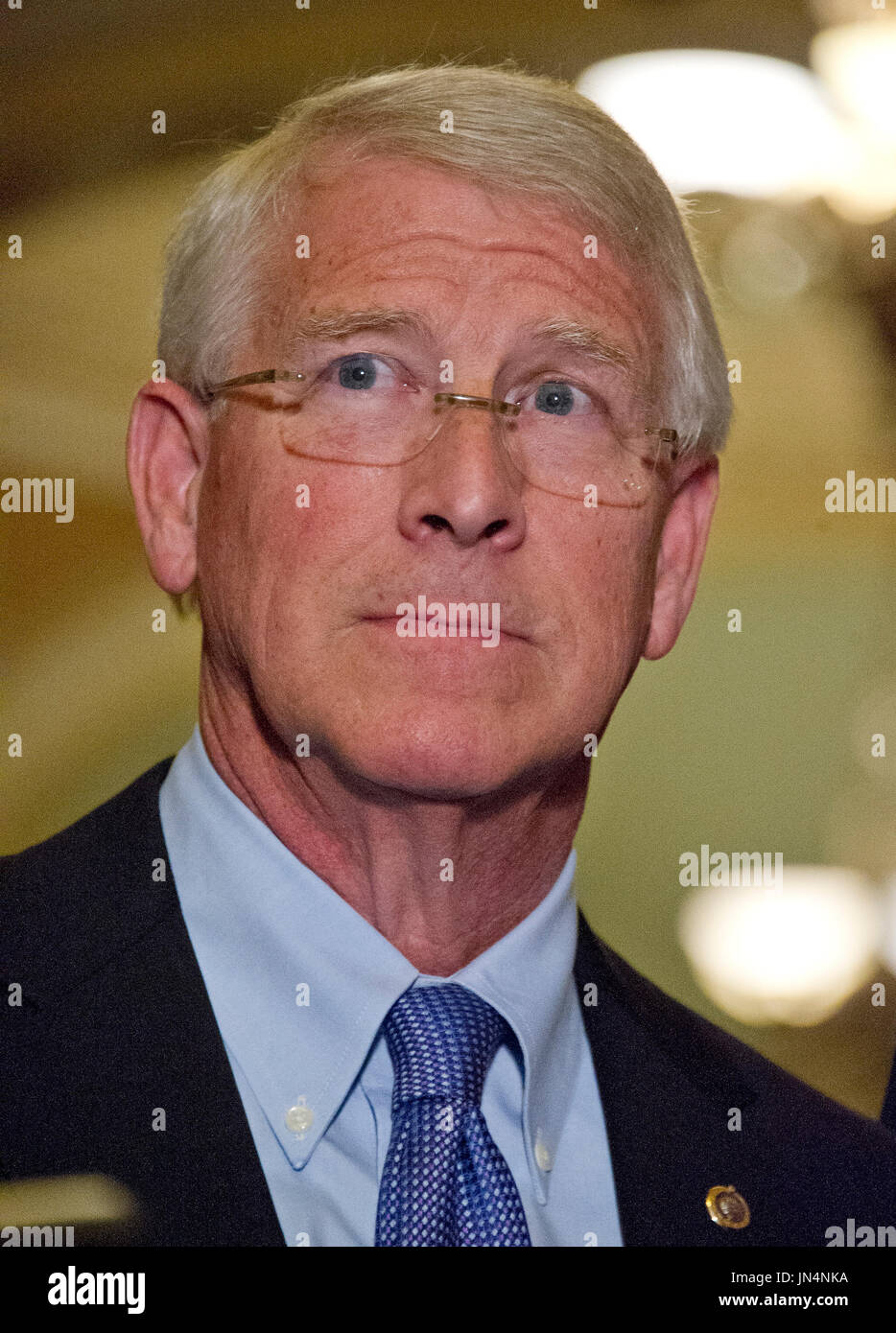 United States Senator Roger Wicker (Republican of Mississippi) meets ...
