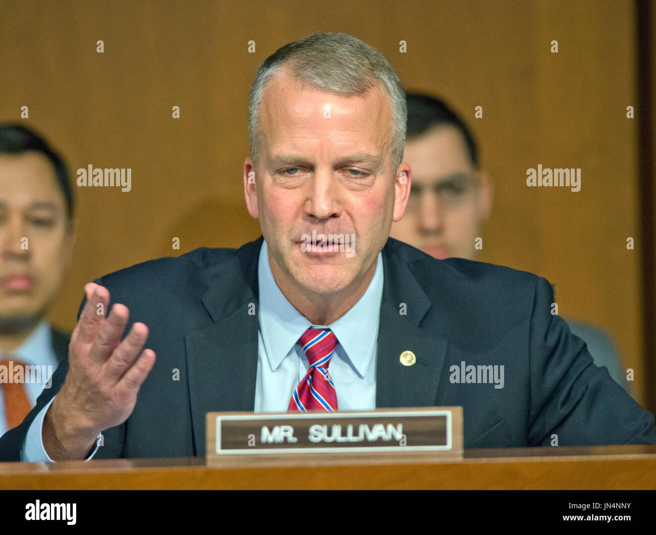 United States Senator Dan Sullivan (Republican of Alaska) questions US ...