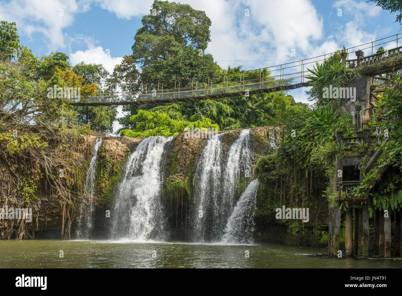 Mena Creek Falls, Paronella Park, near Innisfail, Queensland, Australia ...