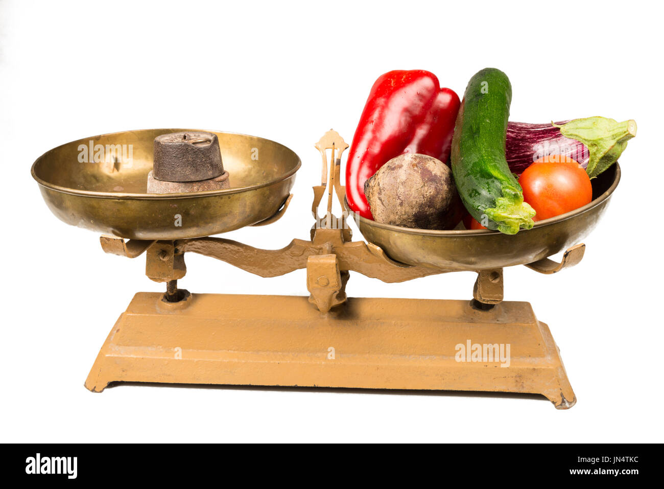 Nutrition balance, a conceptual shot on healthy eating habits Stock ...