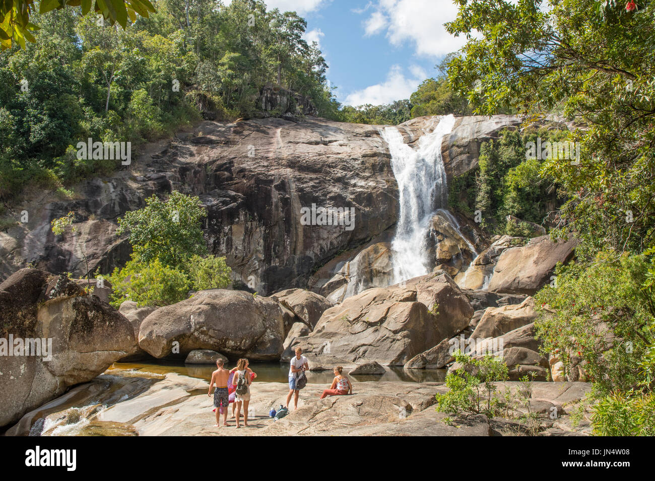 Murray Falls, Girramay National Park, near Cardwell, Queensland ...