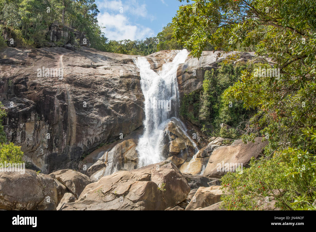 Murray Falls, Girramay National Park, near Cardwell, Queensland ...
