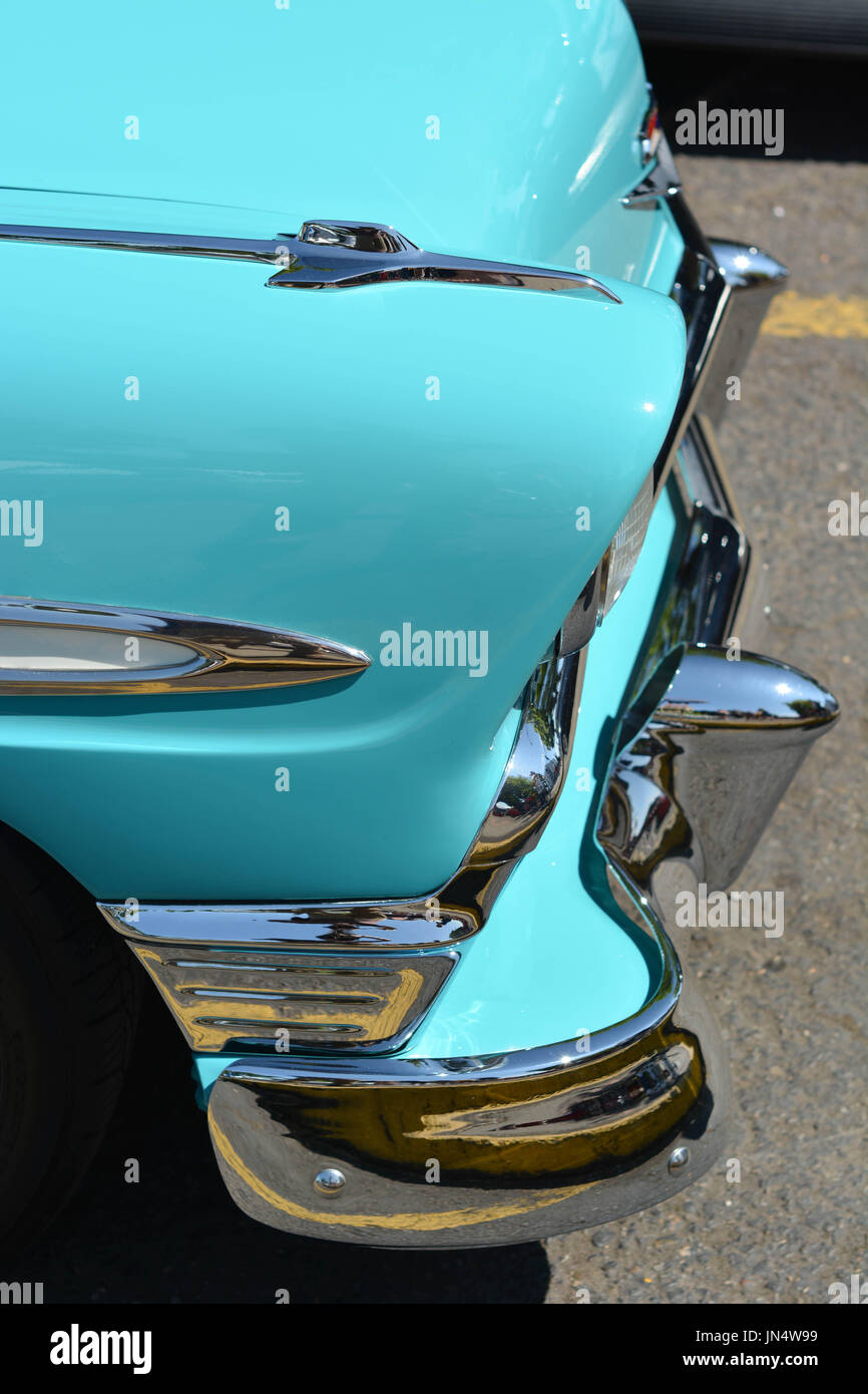 Light Blue Vintage Car High Resolution Stock Photography and Images - Alamy