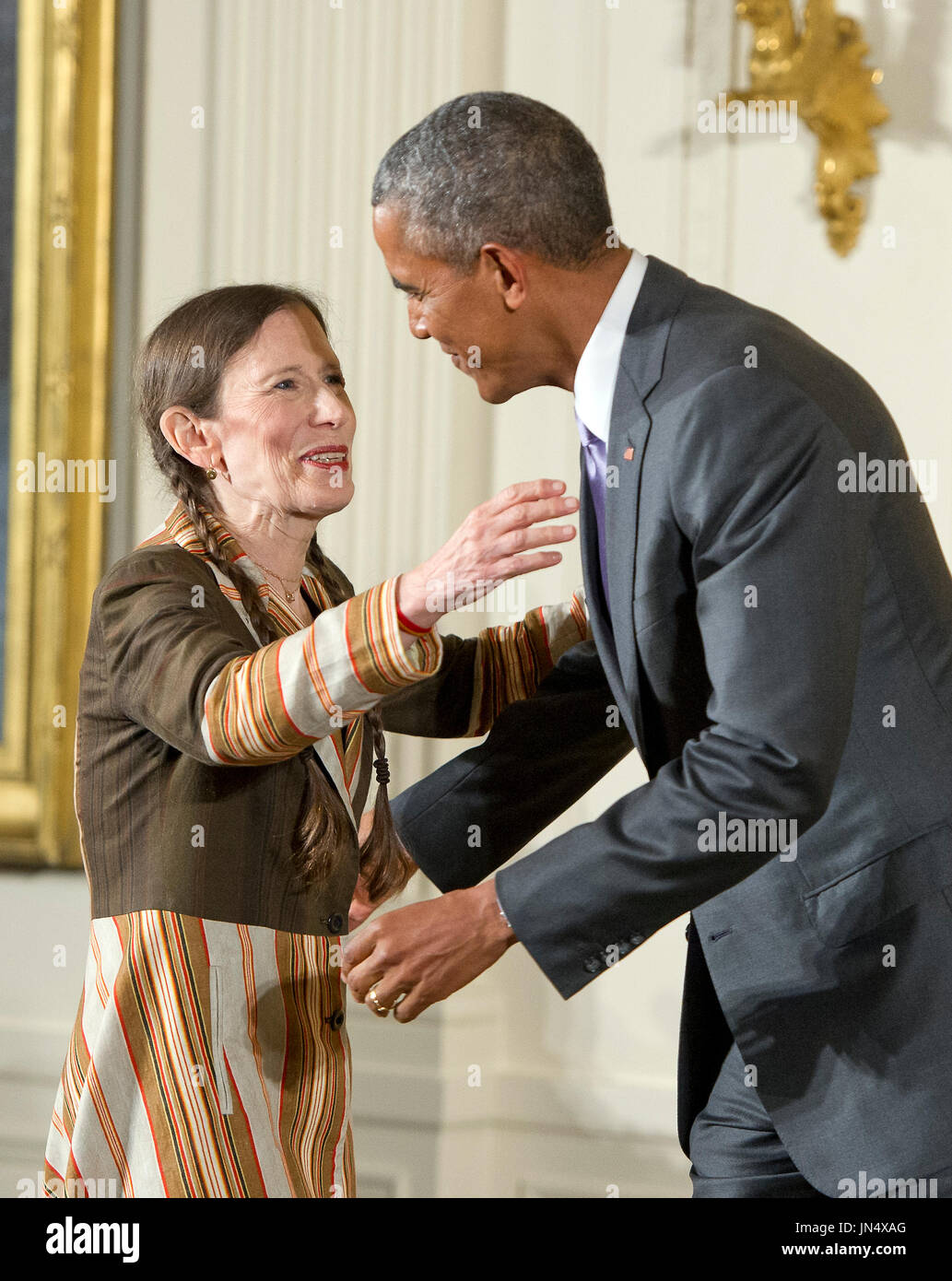 United States President Barack Obama presents the 2014 National Medal ...