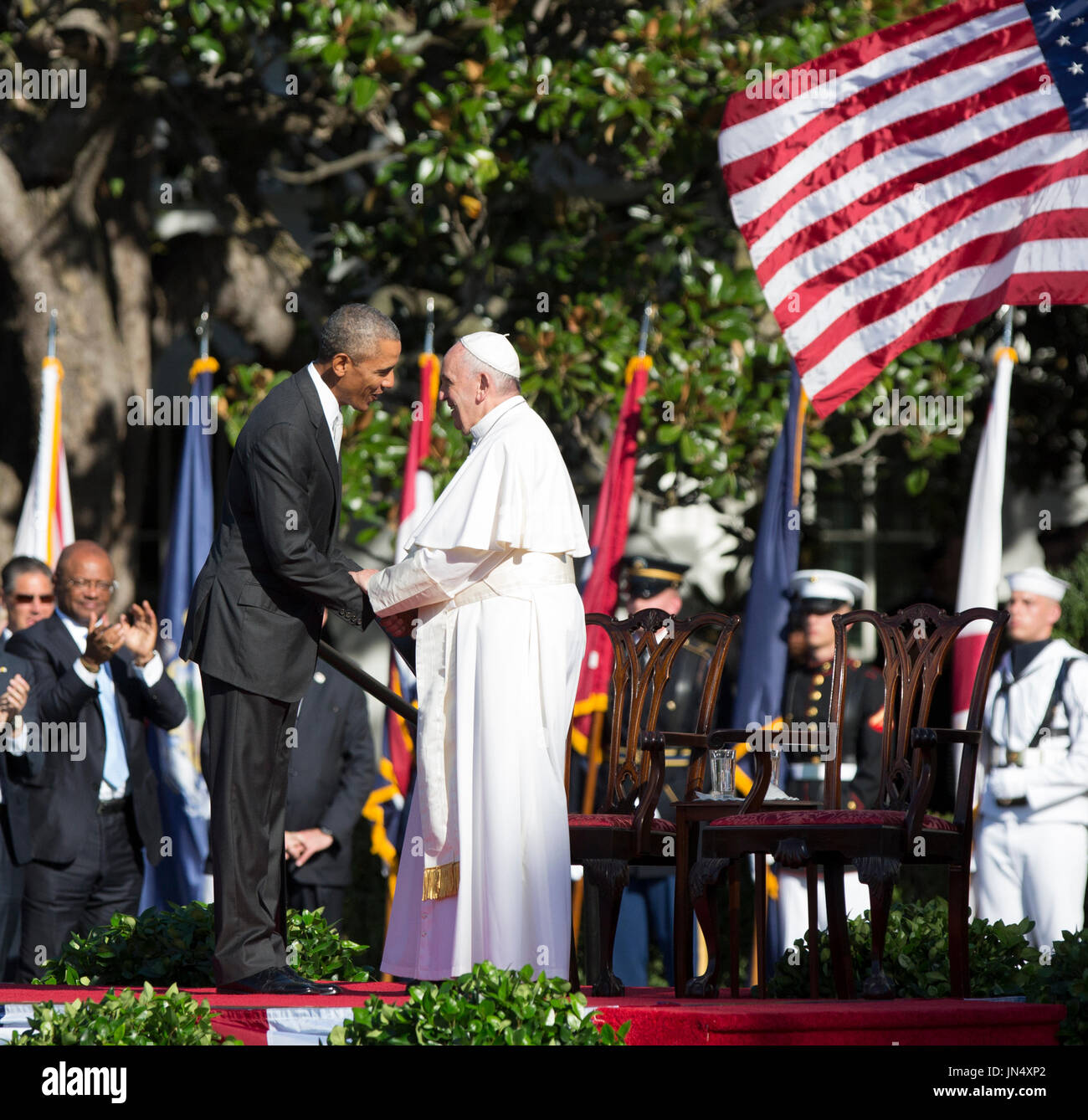 United States President Barack Obama hosts an Official State Welcome ...