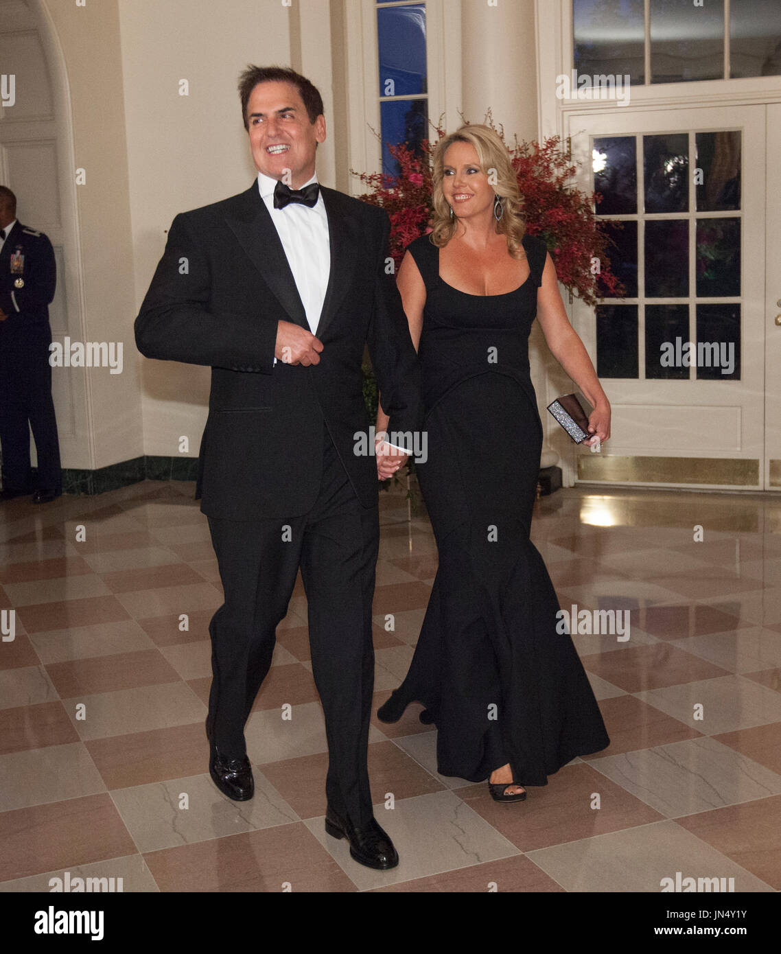 Mark and Tiffany Cuban arrive at the State Dinner for China's President ...