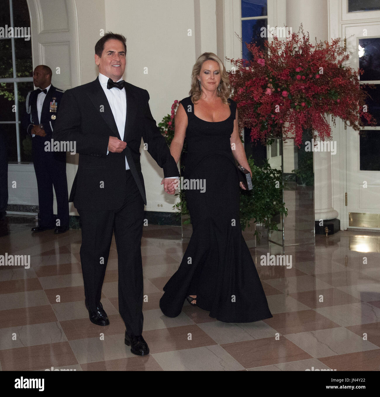 Mark and Tiffany Cuban arrive at the State Dinner for China's President ...