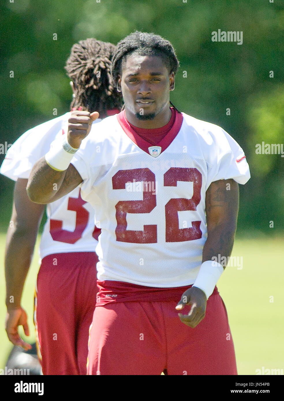 Washington Redskins running back Robert Kelley (22) participates in ...