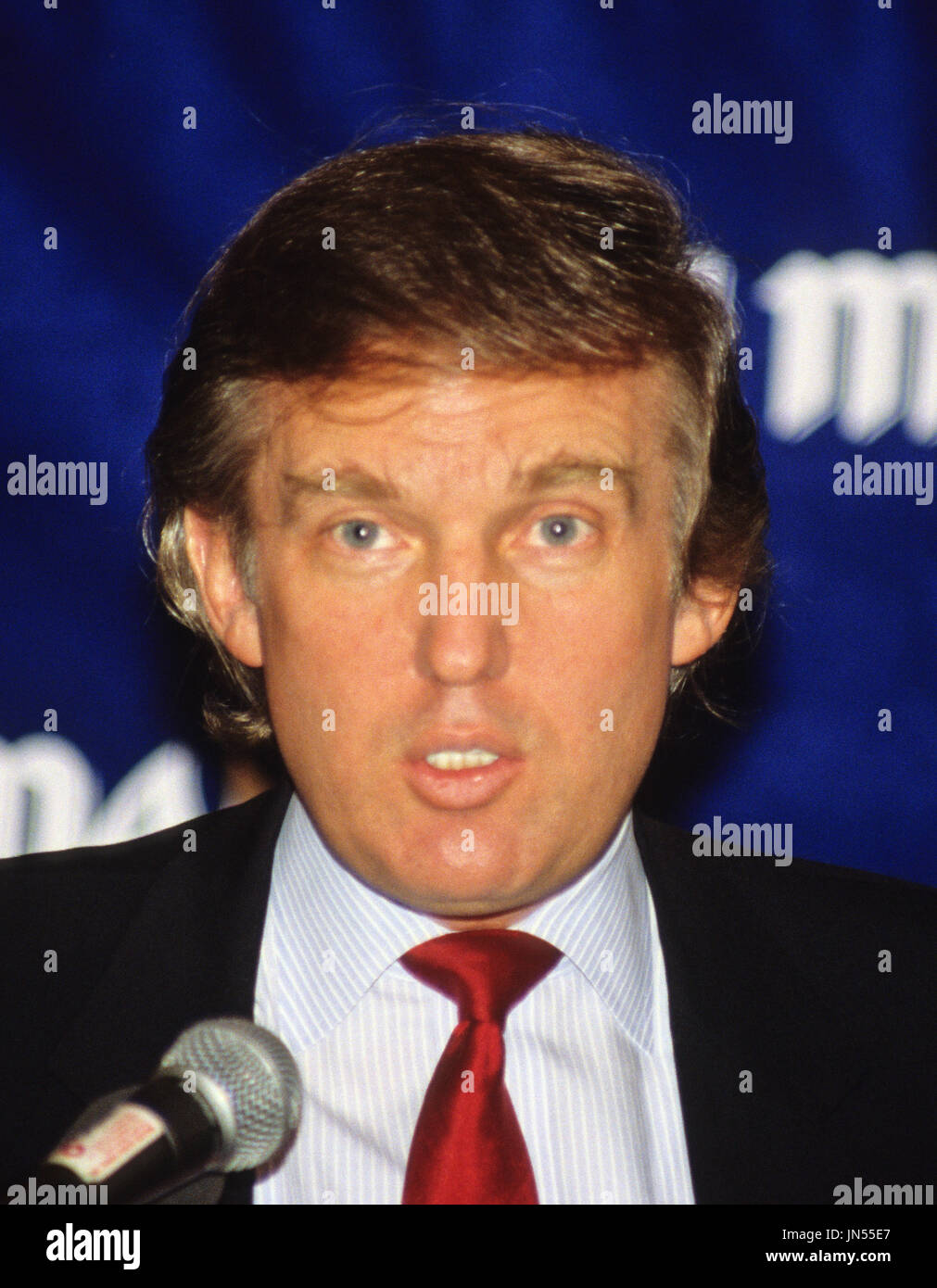 Donald J. Trump makes remarks and answers questions on his new Atlantic ...