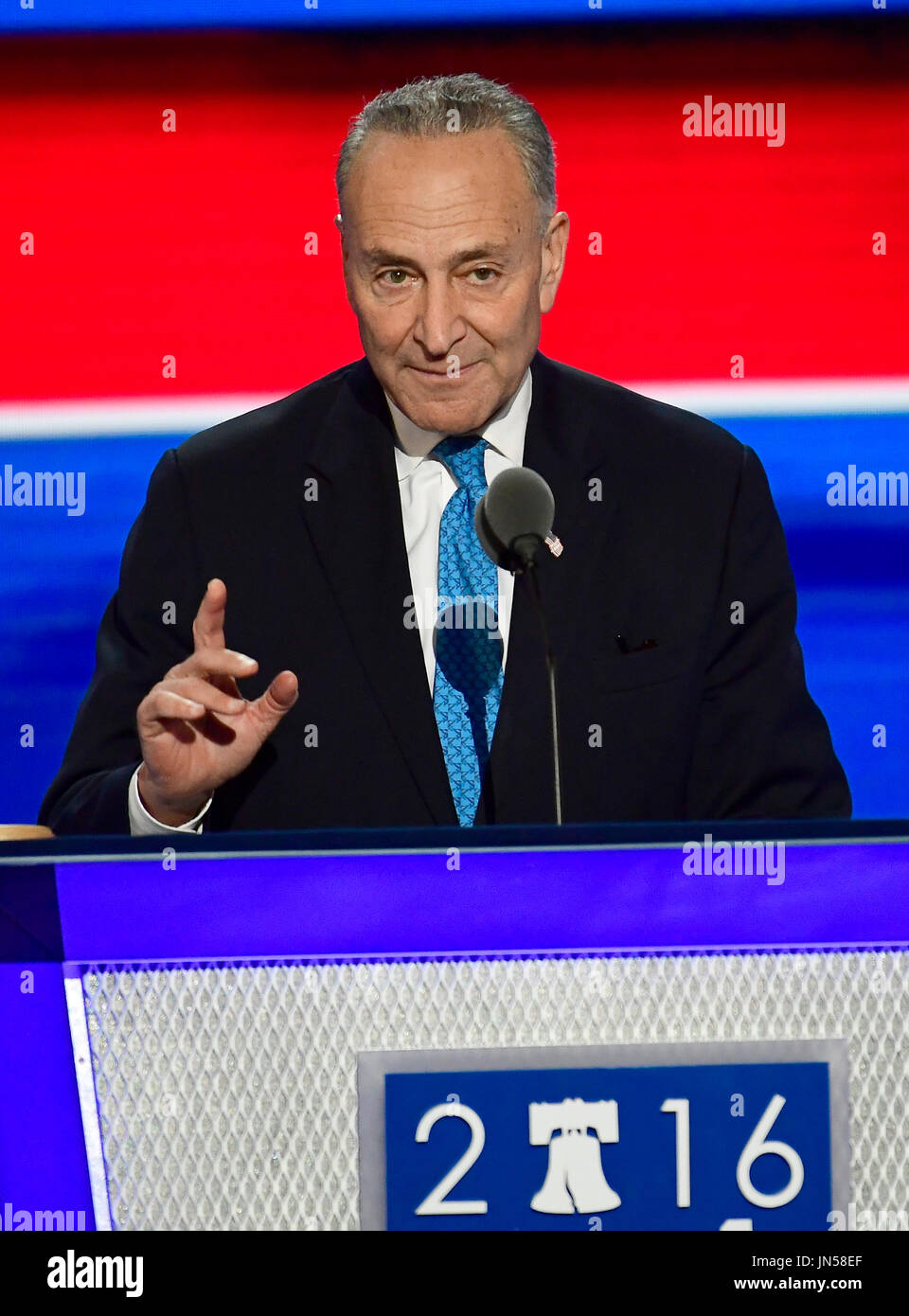 United States Senator Chuck Schumer (Democrat of New York) makes ...